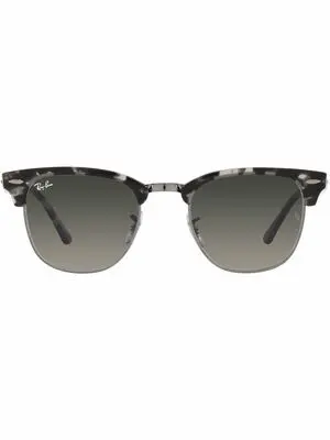 Ray-ban Clubmaster D-frame Sunglasses - Grey