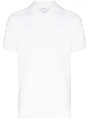 Sunspel Short Sleeve Polo Top
