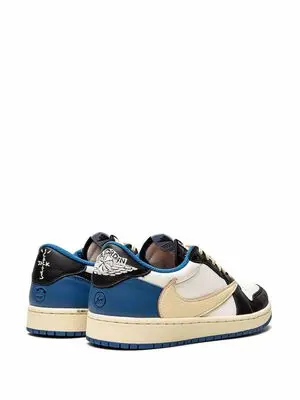 JORDAN X Travis Scott X Fragment Air 1 Low Sneakers - White