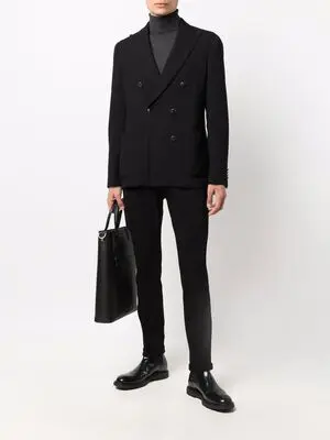 DONDUP Slim-cut Cotton Trousers