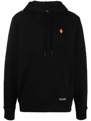 COUNTY OF MILAN Cotton Cross Motif Hoodie