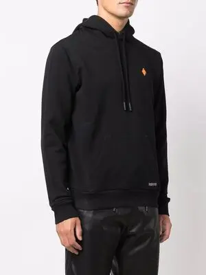 COUNTY OF MILAN Cotton Cross Motif Hoodie