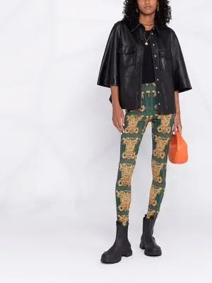 La DoubleJ Floral-print Stretch Leggings