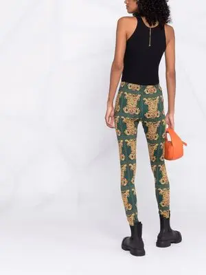 La DoubleJ Floral-print Stretch Leggings