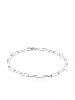 Monica Vinader Alta Textured Chain Bracelet - Silver