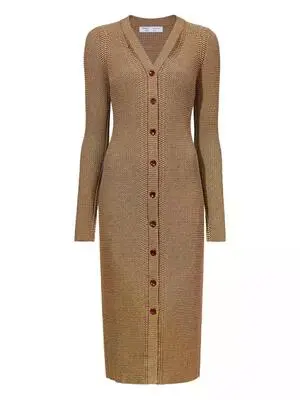 Proenza Schouler White Label Button Detailed Day Dresses