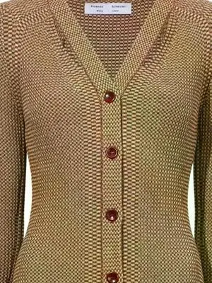 Proenza Schouler White Label Geometric Pattern Knitted Dress