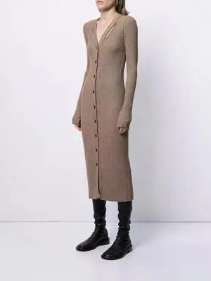 Proenza Schouler White Label Geometric Pattern Knitted Dress