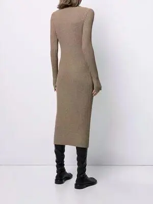 Proenza Schouler White Label Geometric Pattern Knitted Dress