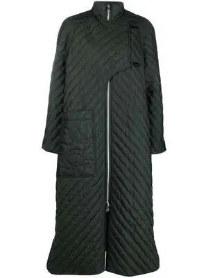 GANNI Recycled Ripstop Quilted Oversized Coat