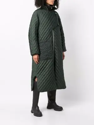 GANNI Recycled Ripstop Quilted Oversized Coat