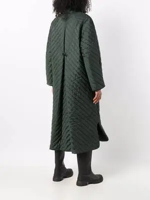 GANNI Recycled Ripstop Quilted Oversized Coat