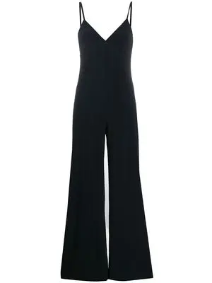 Norma Kamali Slip Wide-leg Jumpsuit - Black