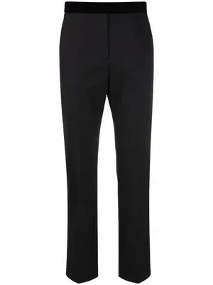 Sandro Pressed-crease Tailored Trousers - Black