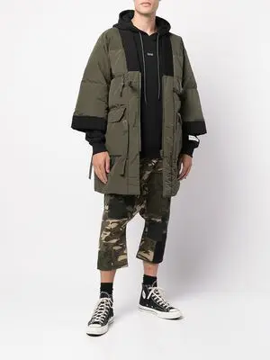 MOSTLY HEARD RARELY SEEN Panelled Padded Coat - Green