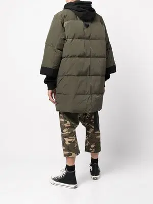 MOSTLY HEARD RARELY SEEN Panelled Padded Coat - Green