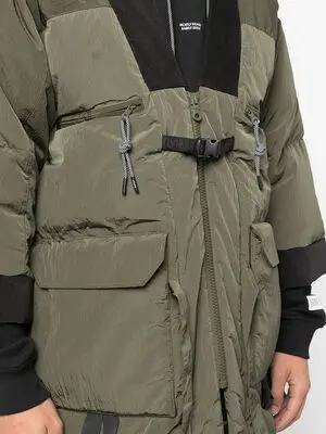 MOSTLY HEARD RARELY SEEN Panelled Padded Coat - Green