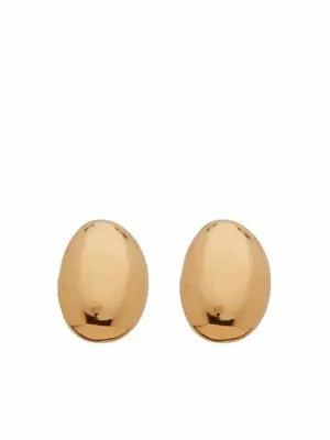 Monica Vinader Mini Nura Nugget Stud Earrings - Gold