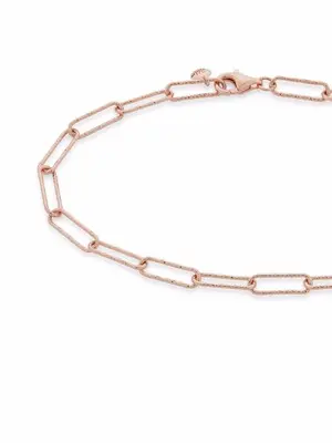 Monica Vinader Alta Textured Chain Bracelet - Pink