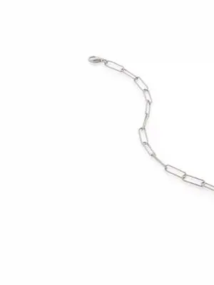 Monica Vinader Alta Textured Chain Necklace - Silver