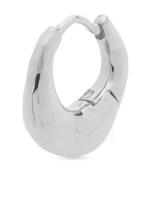 Monica Vinader Deia Huggie Earrings - Silver
