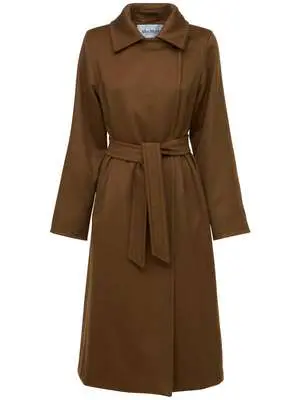 Max Mara Manuela Camel Long Coat - Vicuna