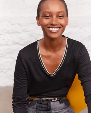 Gerard Darel Abel V Neck Top