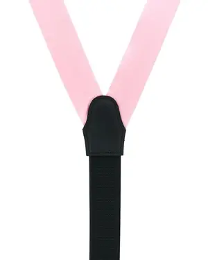 Trafalgar Sutton Formal Solid Color Silk Brace - Pink