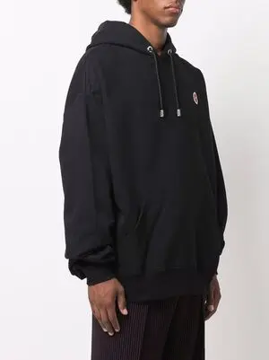 Gcds Logo-patch Cotton Hoodie