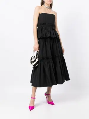 Alex Perry Strapless Peplum Bustier