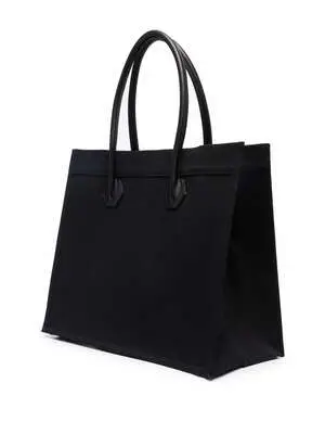 Philipp Plein Logo-embossed Leather Tote Bag