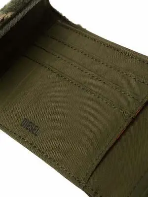 DIESEL® Faux-shearling Folding Wallet