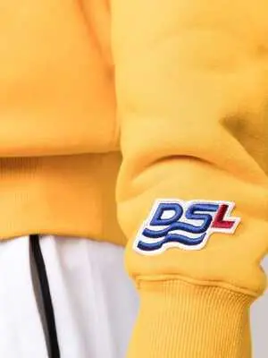 DIESEL® Logo Patch Cotton Hoodie
