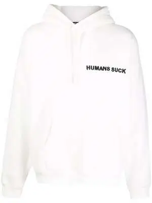 DIESEL® Slogan-print Hoodie - White