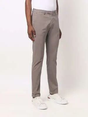 BRIGLIA 1949 Straight-leg Chino Trousers - Grey