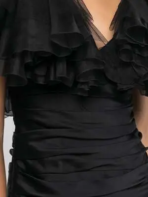 Khaite Carmen V-neck Dress