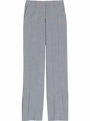 Off-White Pressed-crease Straight-leg Trousers
