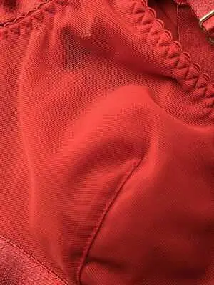 BORDELLE Bondage Belle Soft-cup Bra - Red