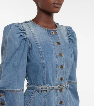Ulla Johnson Starr Denim Midi Dress