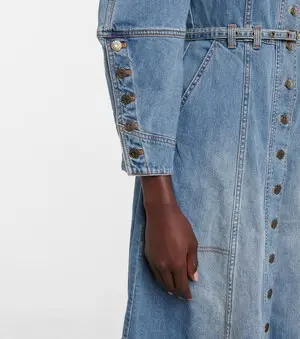 Ulla Johnson Starr Denim Midi Dress
