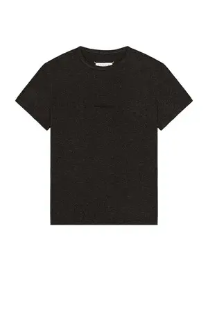 MAISON MARGIELA Maison Margiela Upside Down Logo Tee In Charcoal Charcoal