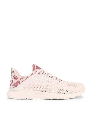 Apl APL: Athletic Propulsion Labs TechLoom Tracer Sneaker In Blush Creme  Beachwood & Leopard