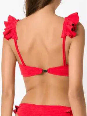 CLUBE BOSSA Zarbo Bikini Top - Red