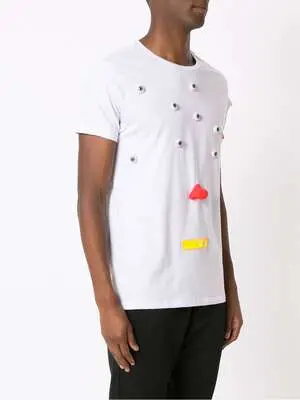AMIR SLAMA Appliqué Cotton T-shirt