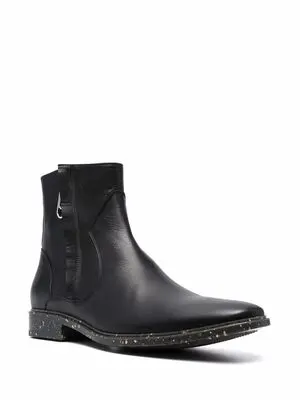 Off-White Paperclip Panelled Ankle Boots