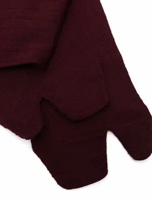 MAISON MARGIELA Tabi Knee-high Socks - Red