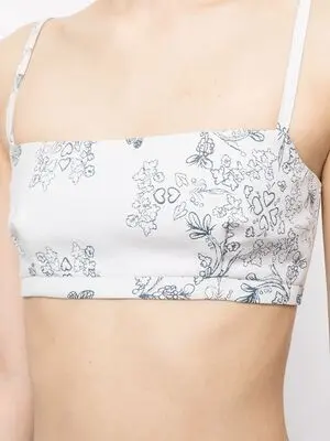 MACGRAW Abbey Printed Crop Top