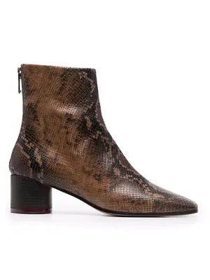 MAISON MARGIELA Snakeskin-effect Ankle Boots
