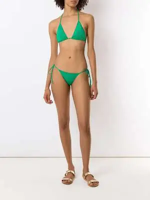 CLUBE BOSSA Aava Triangle Bikini Top - Green