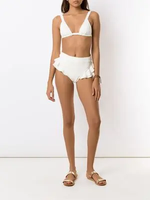 CLUBE BOSSA Turbe Bikini Bottom - White